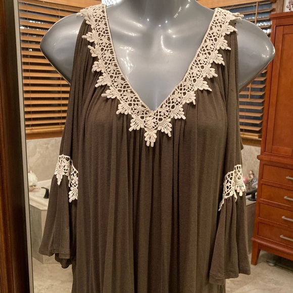 always indigo | Tops | Cold Shoulder Always Indigo Top | Poshmark